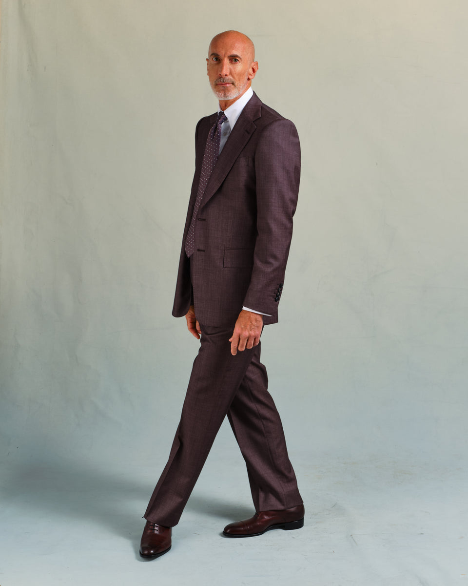 Dark Plum Suit – Edward Sexton