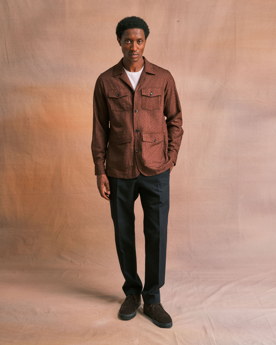 Rust Overshirt – Edward Sexton