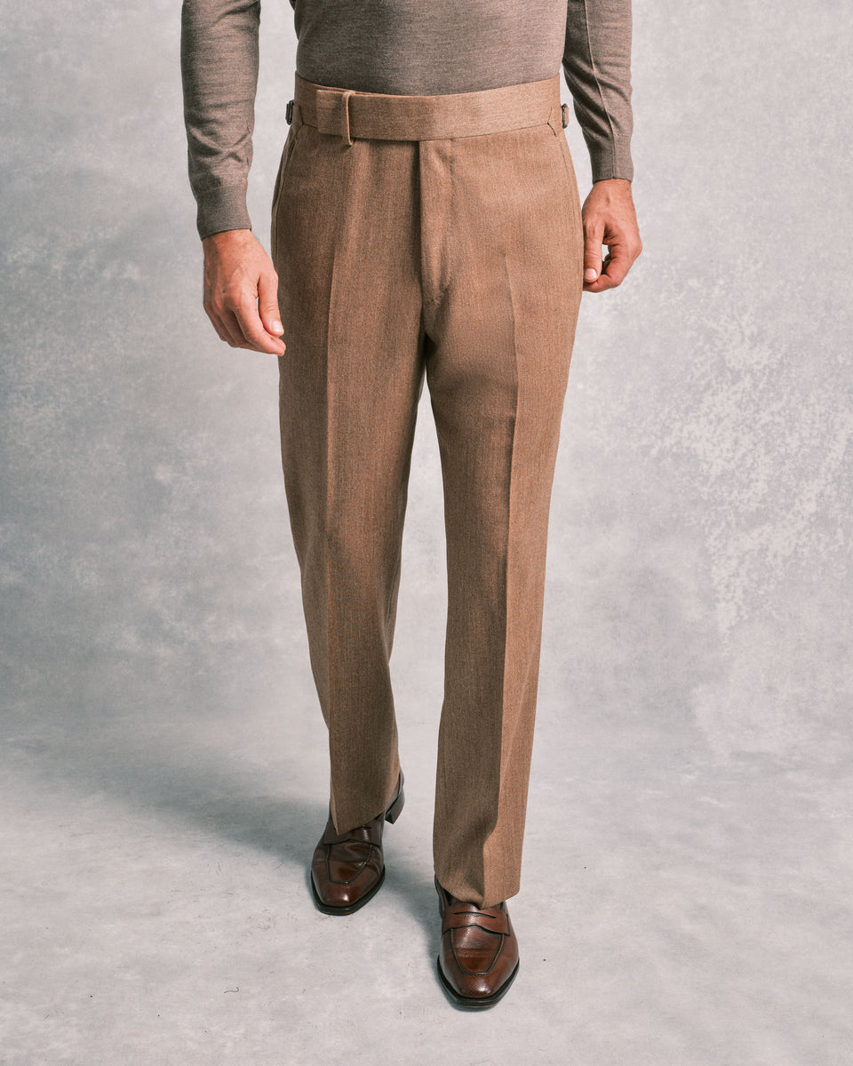 Mustard Fleck Classic Trousers – Edward Sexton