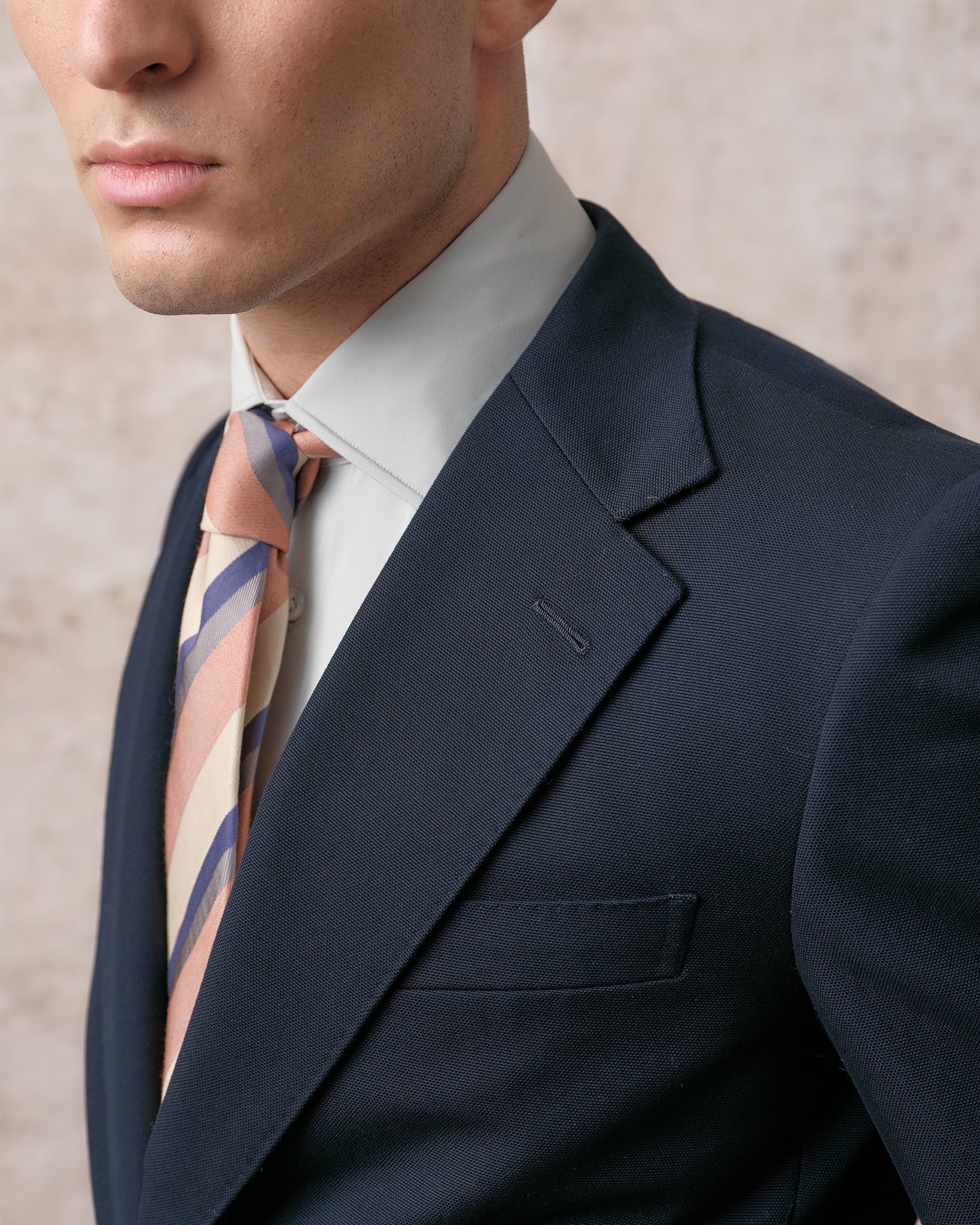 Midnight Cotton Contemporary Suit – Edward Sexton