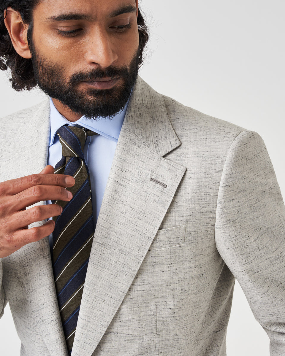 Dirty White Drape Jacket – Edward Sexton
