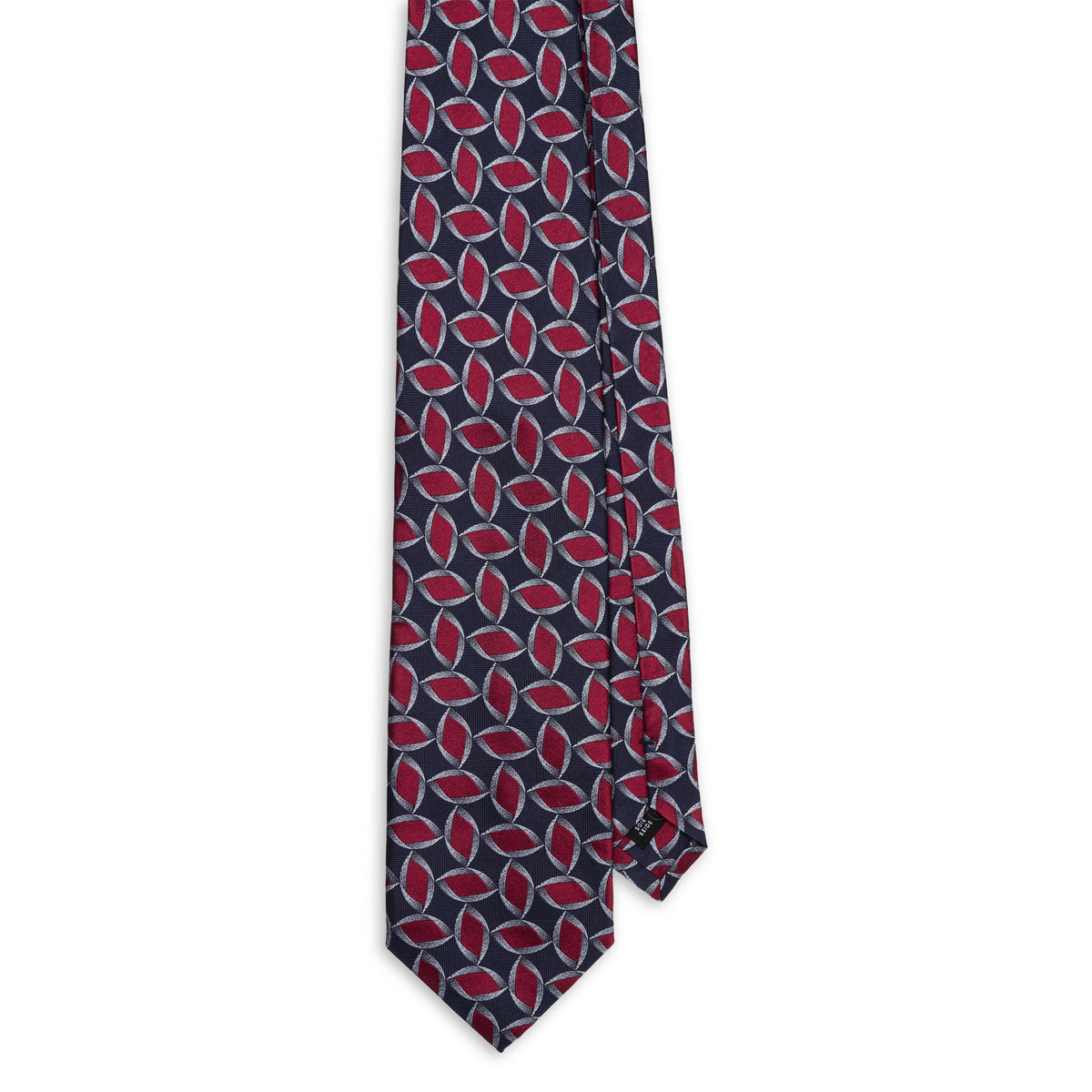Navy and Wine Chunky Chain Tie – Edward Sexton